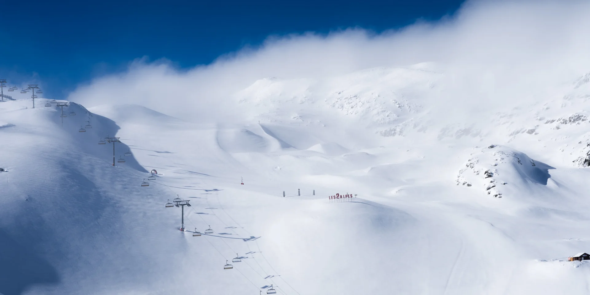 Ski run and ski lift openings | Ski resort Alps : Les 2 Alpes tourist ...